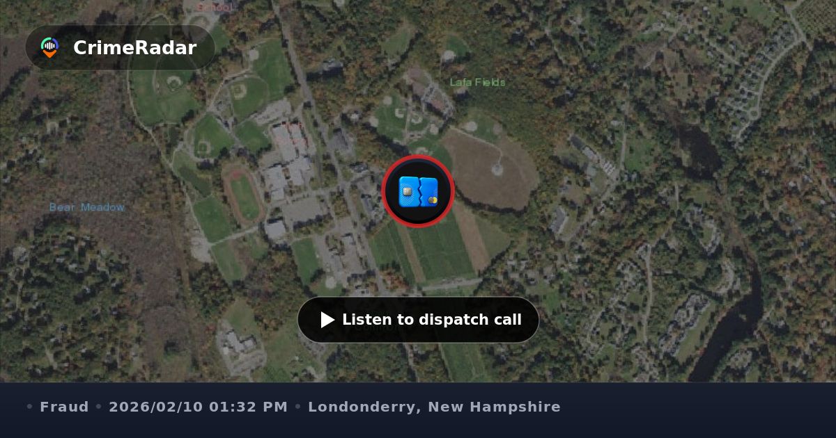 Woman at police station reports scam call, Londonderry NH | CrimeRadar