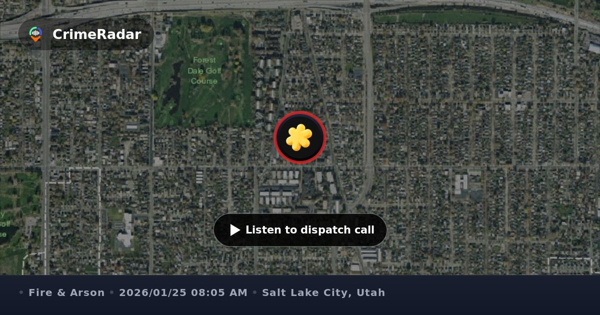 Fire alarm sounds for over an hour on East Hudson St, Salt Lake City UT ...