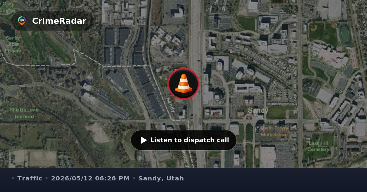 Driver reportedly hits child passenger on freeway, Sandy UT | CrimeRadar