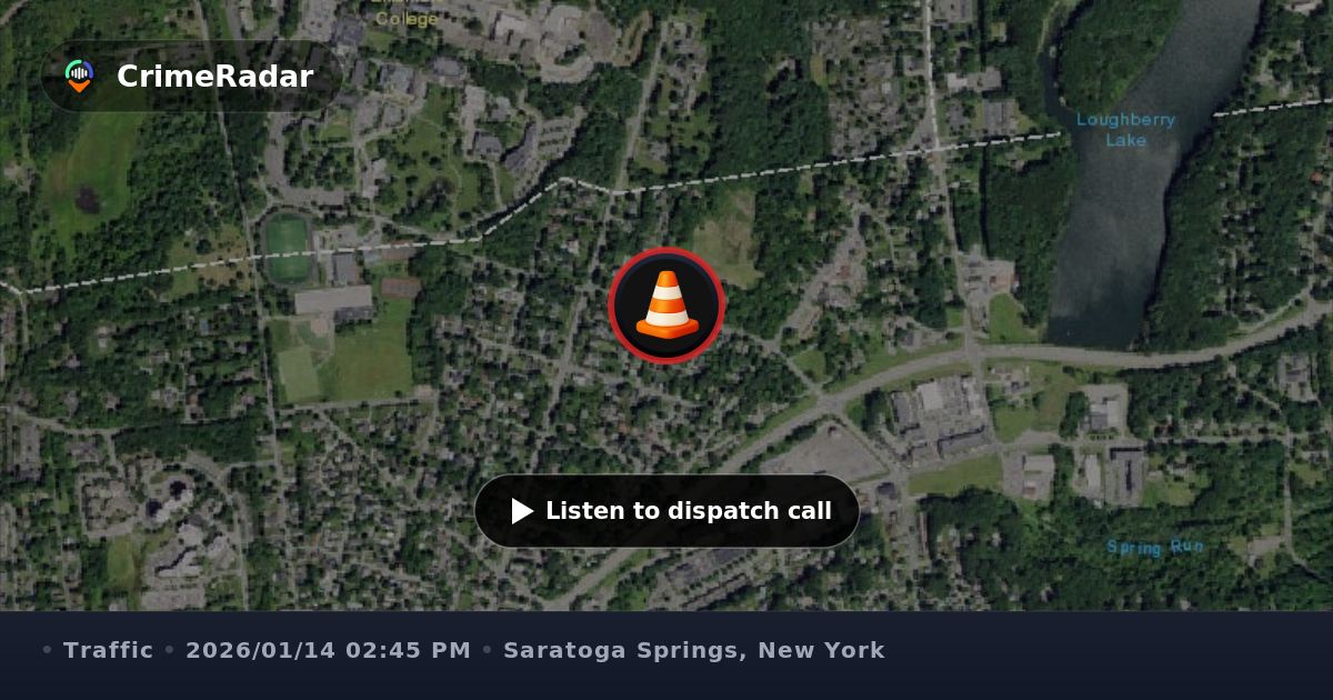 Two-car accident near Maple Ave, Saratoga Springs NY | CrimeRadar