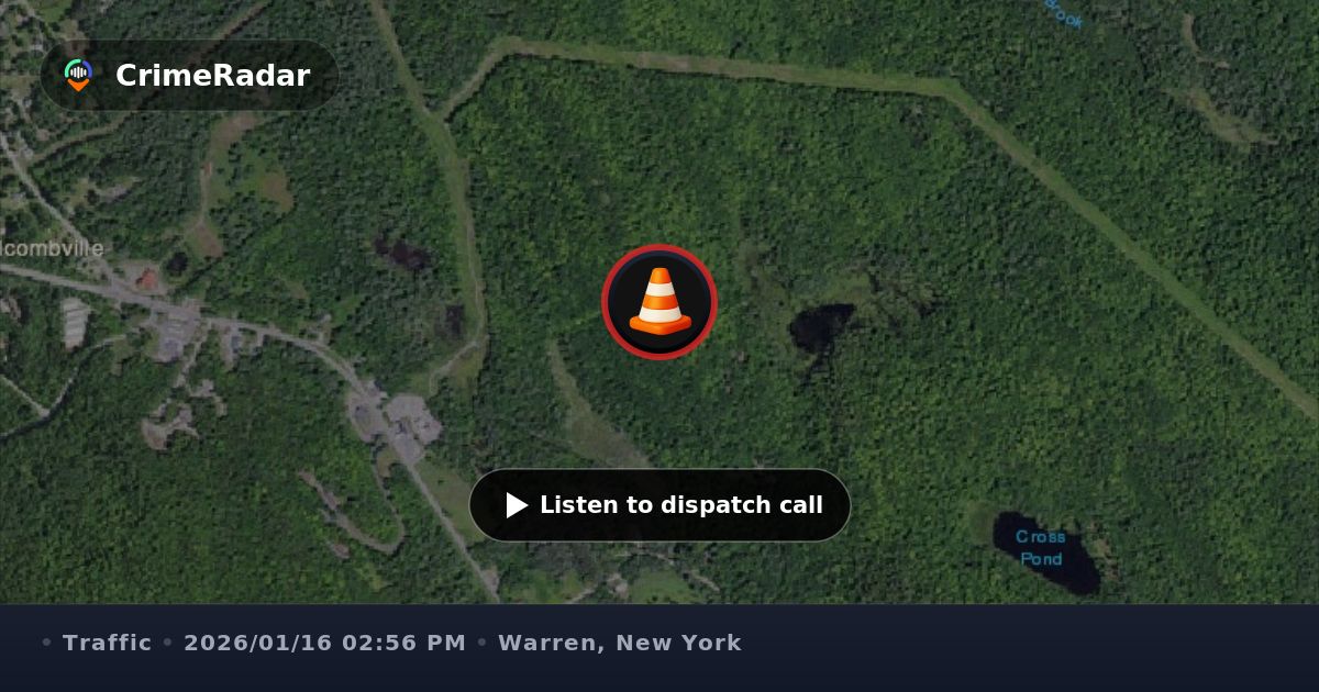 Injury crash with fire near Austin Pond Rd, Warren County NY | CrimeRadar