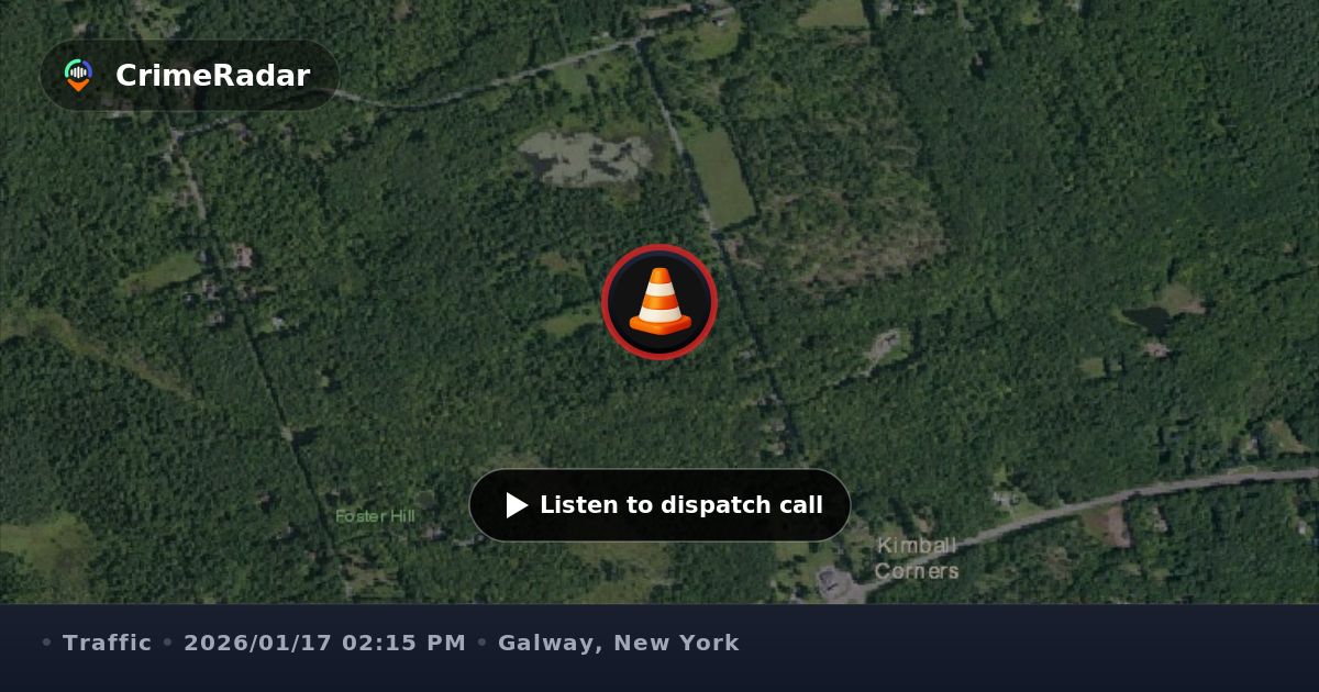 Vehicle hits tree near Route 29 in Galway, Galway NY | CrimeRadar