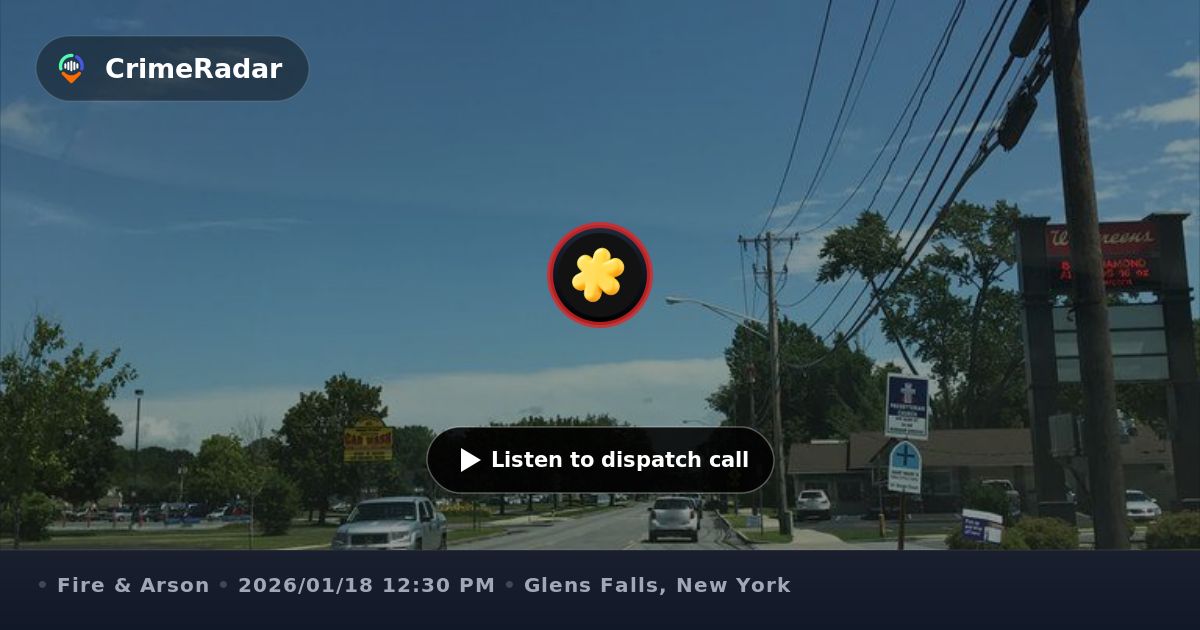 Fire crews respond near Falls Memorial Center, Glens Falls NY | CrimeRadar