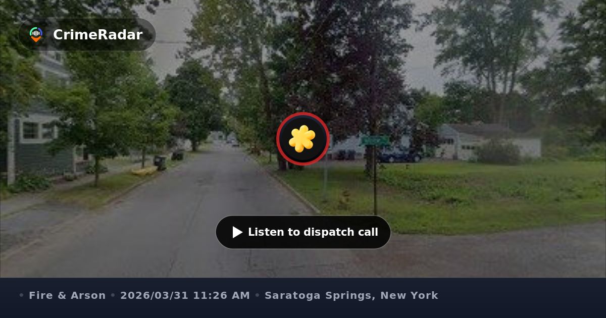 Injury crash and vehicle fire on West Circular Street, Saratoga Springs ...
