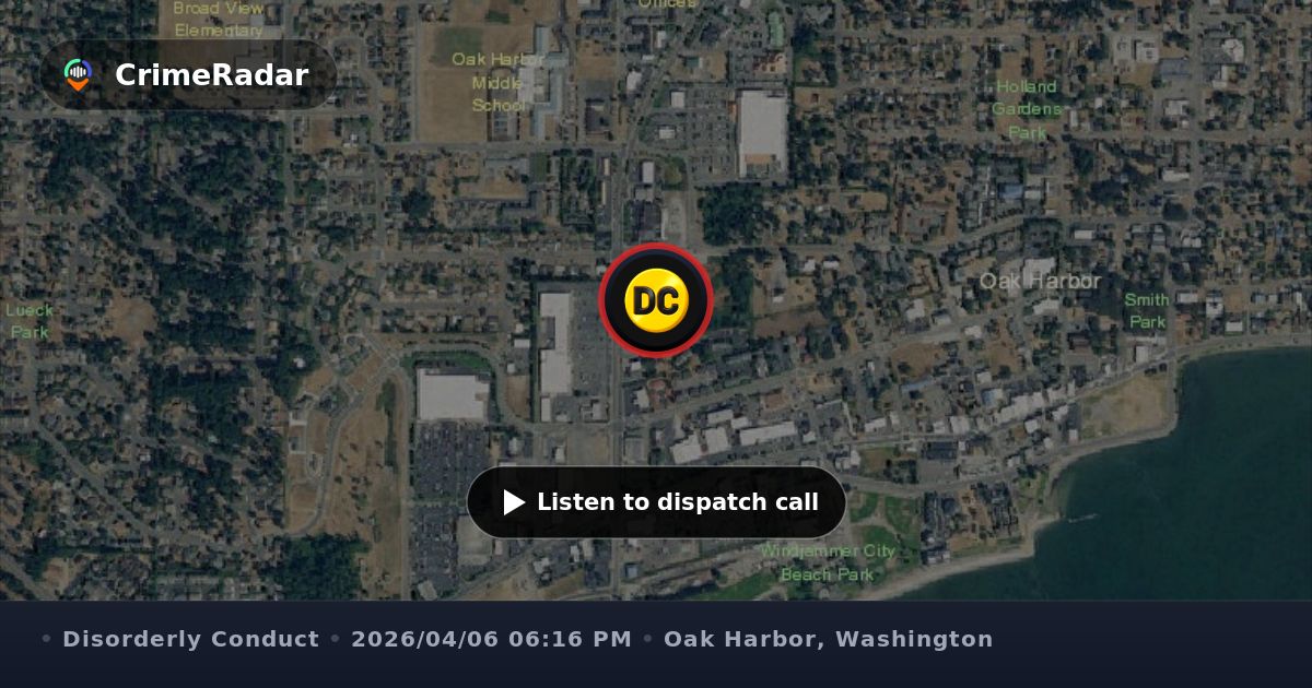 Man yelling and cursing at bus stop near El Kiosco, Oak Harbor WA ...
