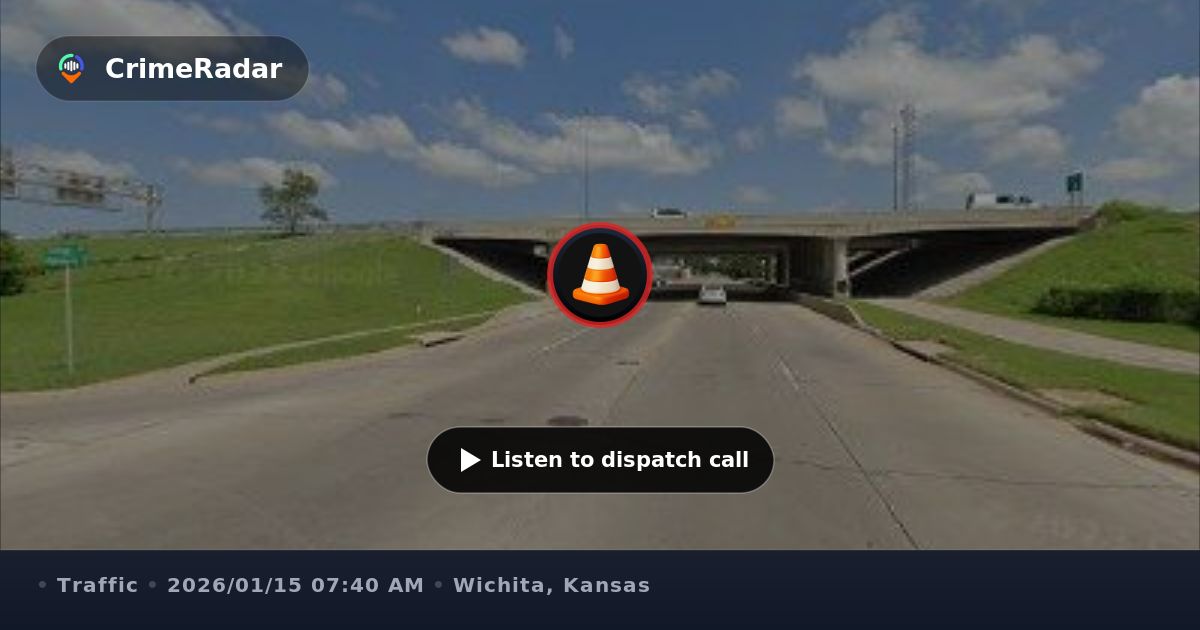 Vehicle flees traffic stop on Kellogg Drive, Wichita KS | CrimeRadar