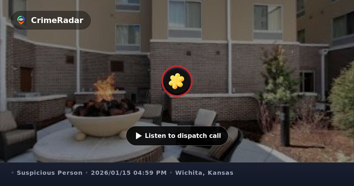 Deputies check on suspicious person near Main St, Wichita KS | CrimeRadar