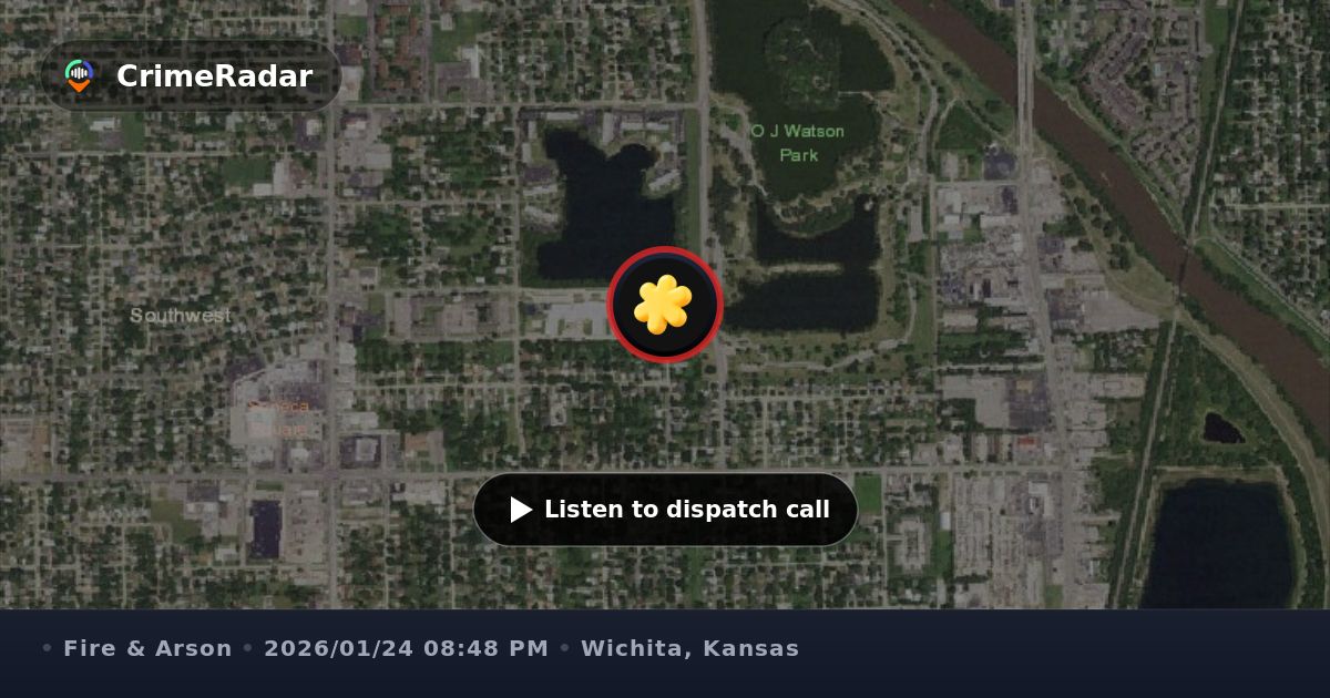 House fire contained near Benton St, Wichita KS | CrimeRadar