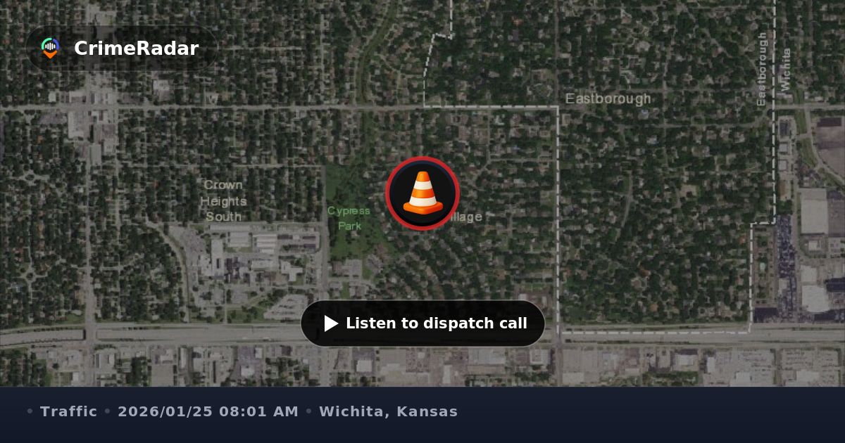 Traffic unit assists with stalled SUV near Hunter and Woodlawn, Wichita ...