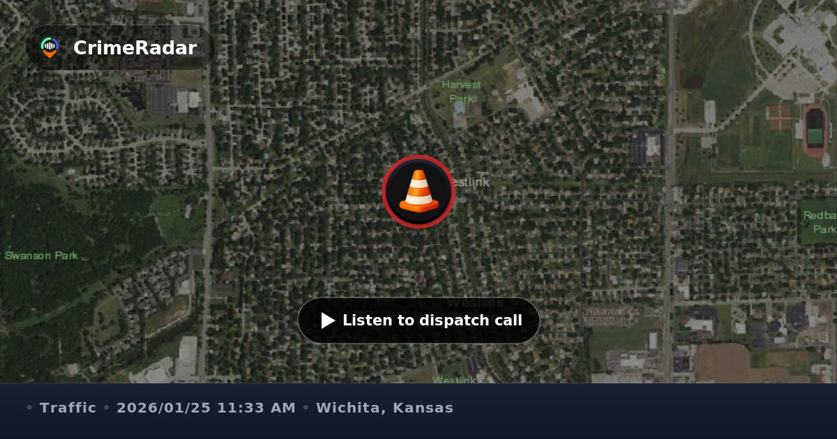 Vehicle stuck in snow near Central and Fairway, Wichita KS | CrimeRadar