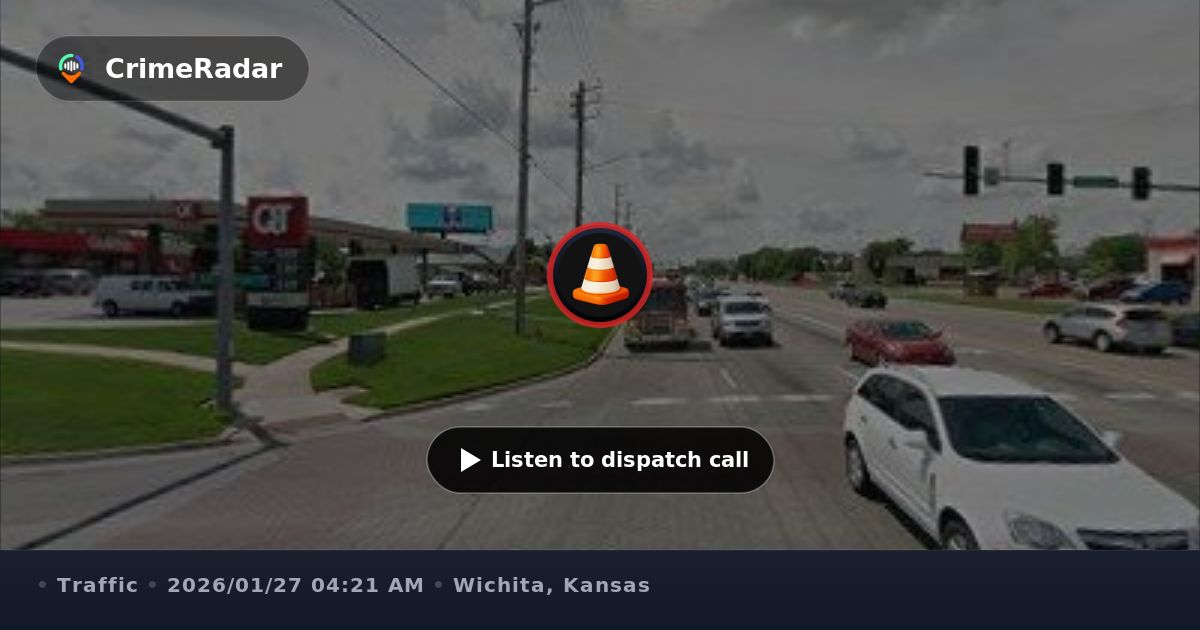 Traffic crash reported near K-96 and Rock Road, Wichita KS | CrimeRadar
