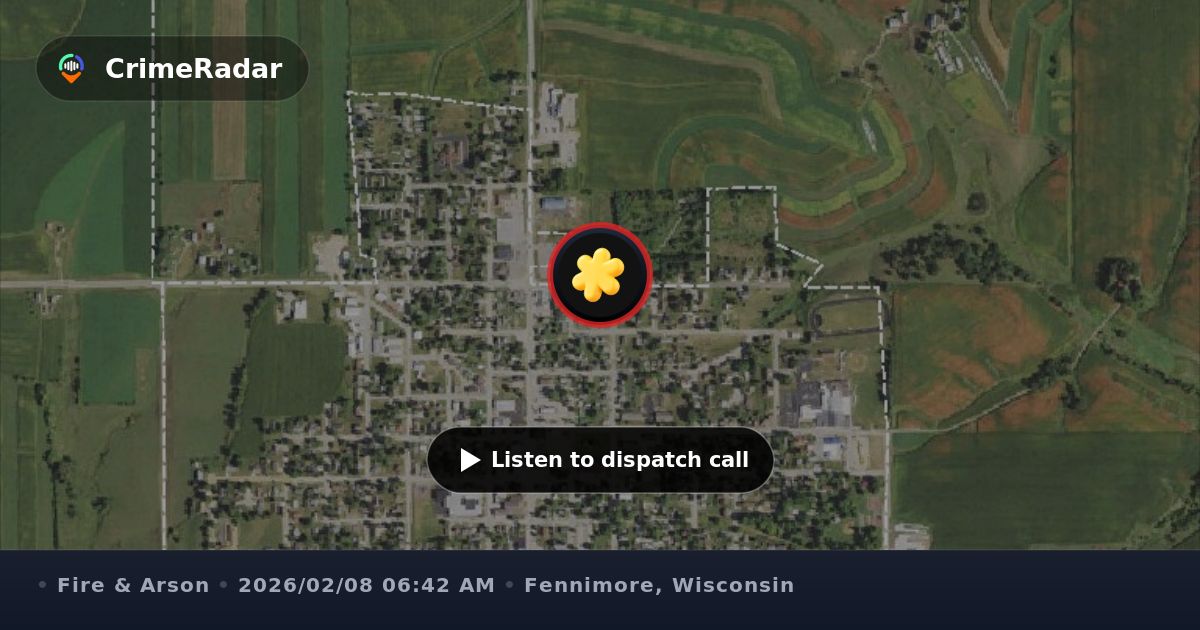 Fire reported at livestock exchange near Highway 61, Fennimore WI ...