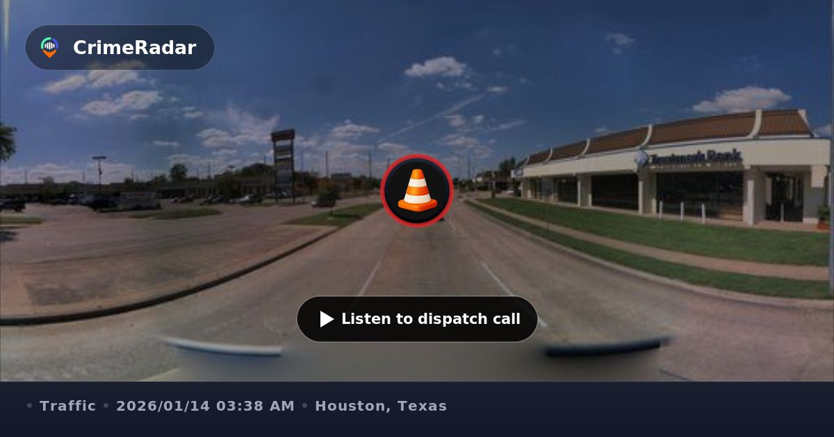 Vehicle accident blocks exit near Southwest Freeway, Houston TX ...