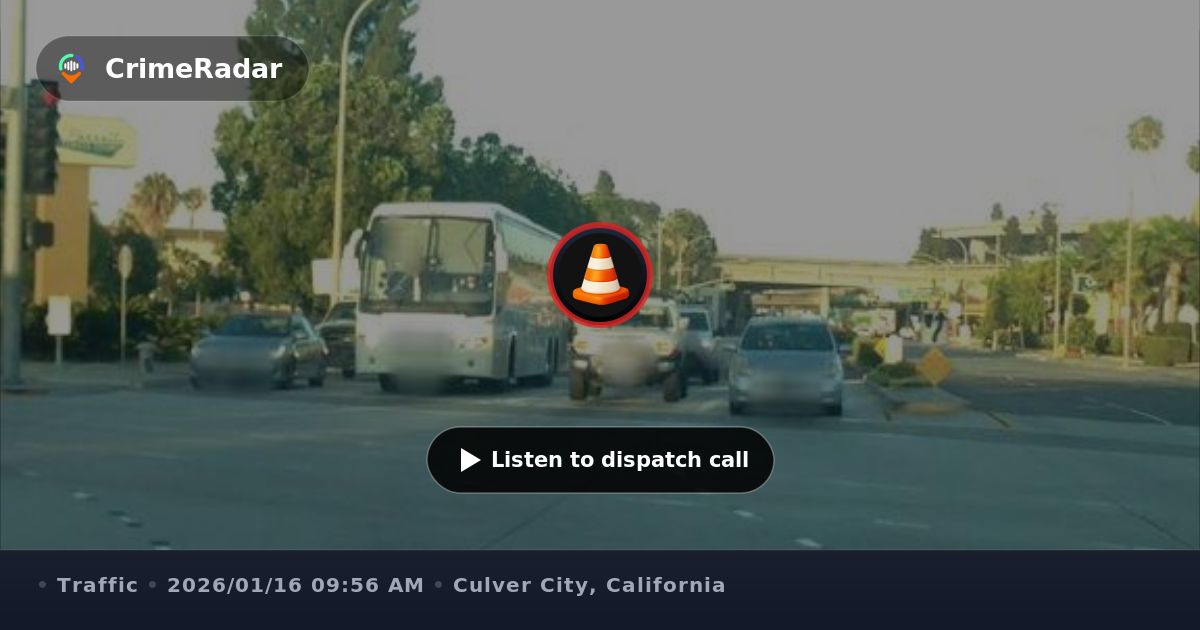 Two-vehicle collision near Jefferson and Sepulveda, Culver City CA ...