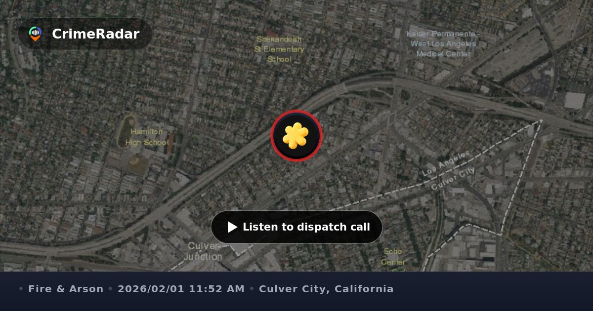 Fire alarm triggers at Washington Blvd building, Culver City CA ...