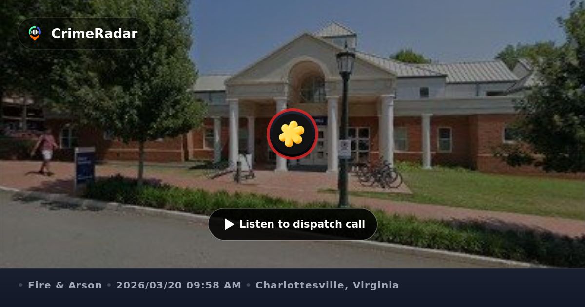 Structure fire reported at student housing building, Charlottesville VA ...