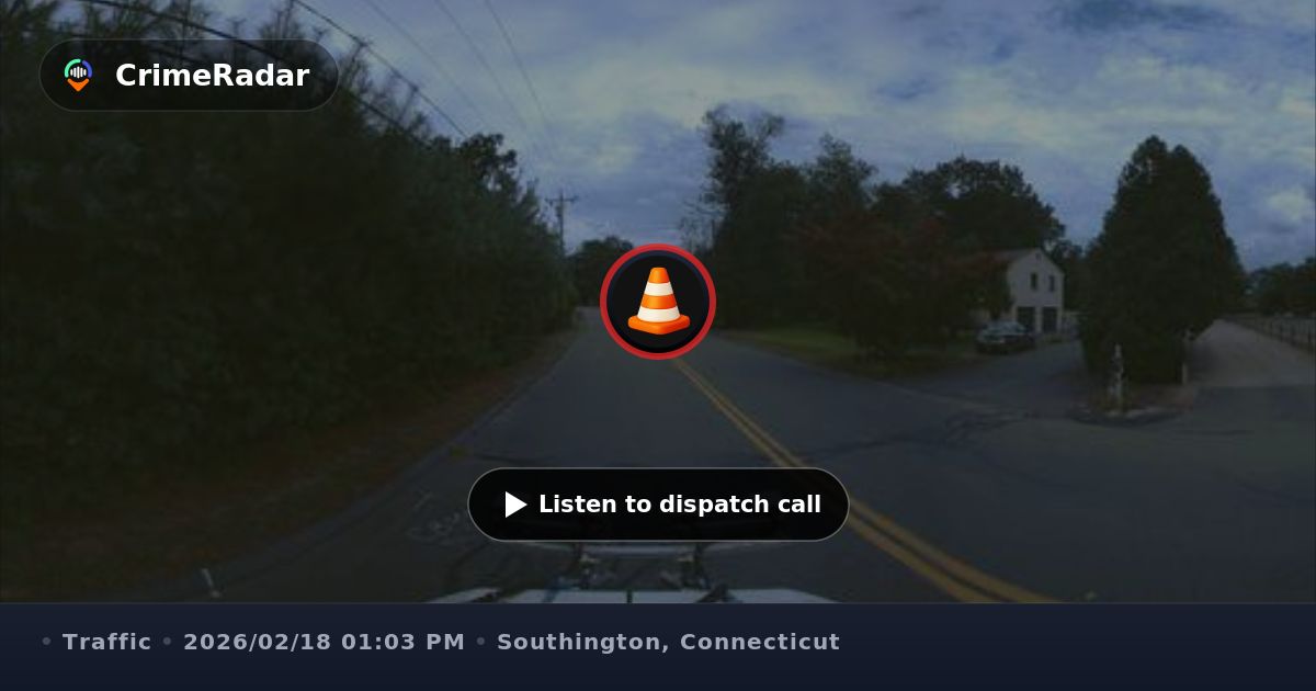 Traffic light malfunction on Marion Avenue, Southington CT | CrimeRadar