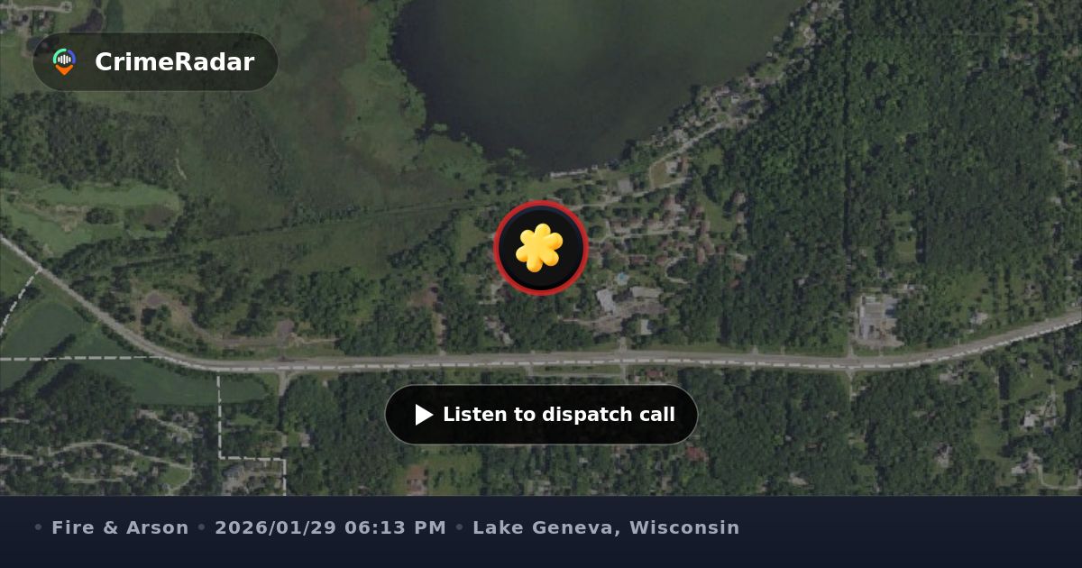 Fire alarm reported at Geneva National Lodge, Lake Geneva WI | CrimeRadar