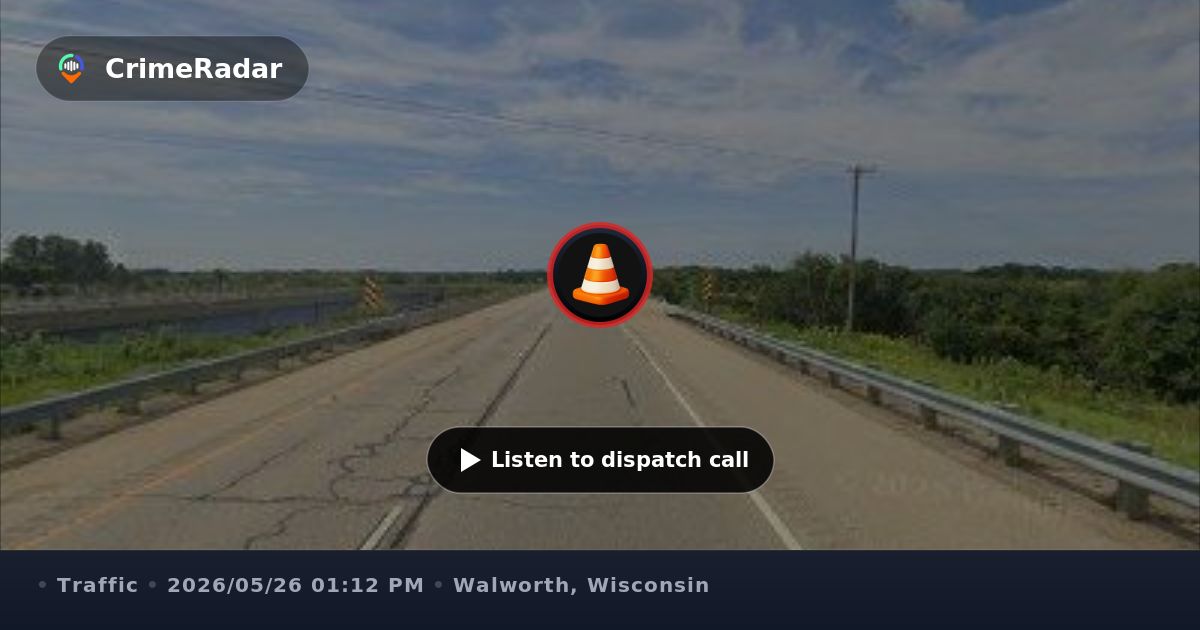 Crash with injuries on I-43 near East Troy, Walworth County WI | CrimeRadar