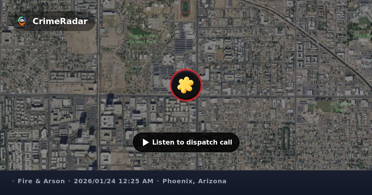 Fire crews respond to alarm on North 3rd St, Phoenix AZ | CrimeRadar