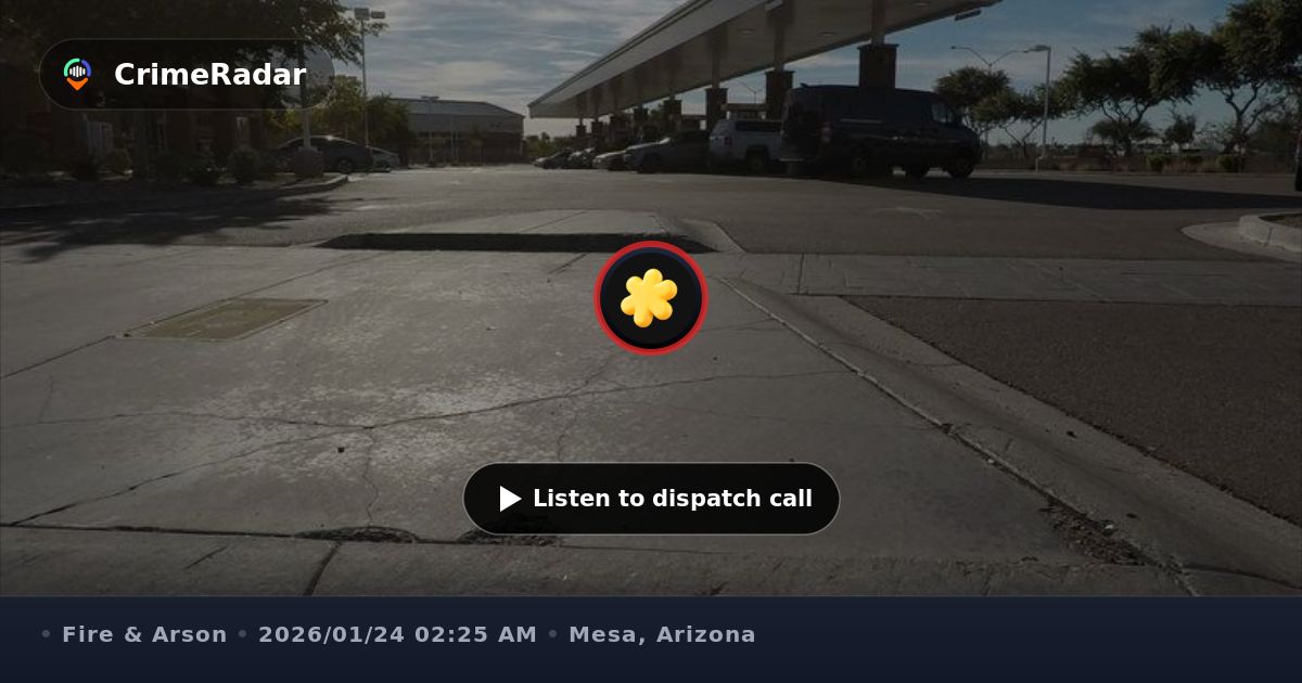 Hazardous condition reported near North Dobson Rd, Mesa AZ | CrimeRadar