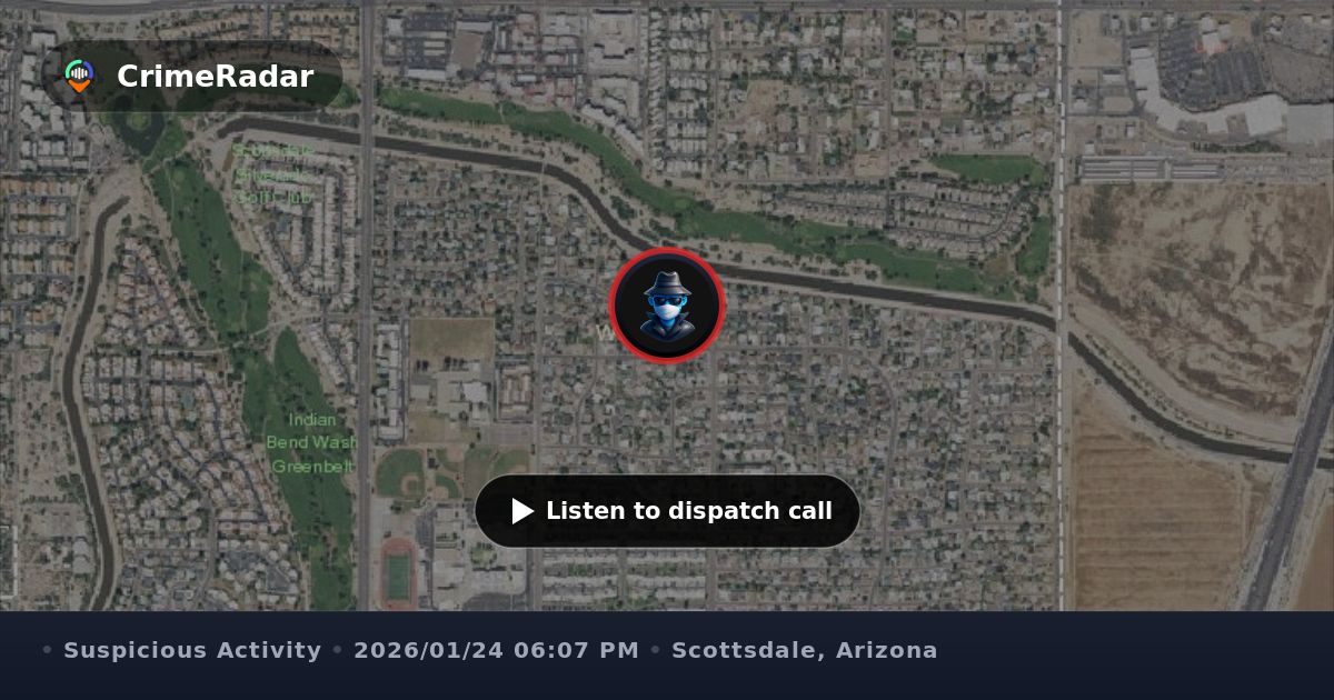 Possible sighting of vehicle near Granite Reef, Scottsdale AZ | CrimeRadar