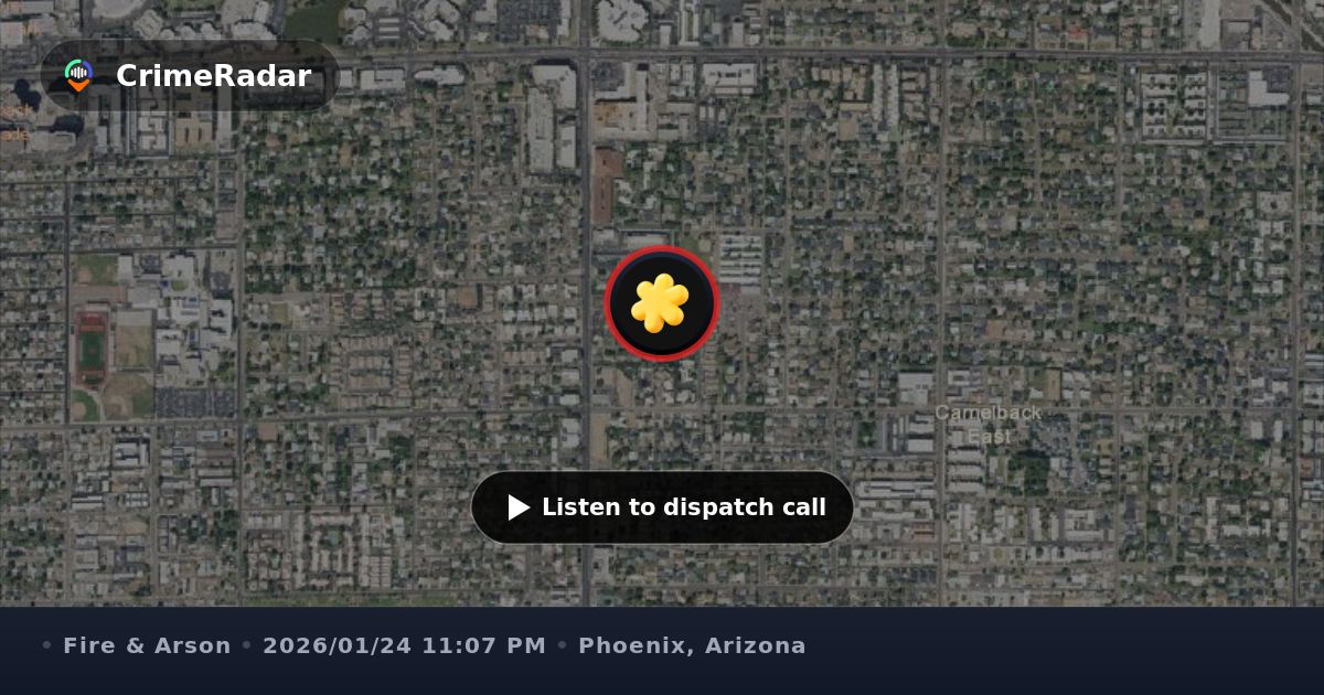 Fire crews respond to call on North 32nd Street, Phoenix AZ | CrimeRadar