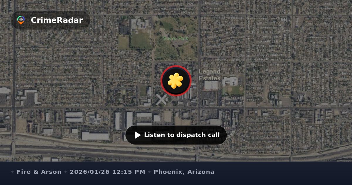 Fire crews respond to alarm on North 47th Avenue, Phoenix AZ | CrimeRadar