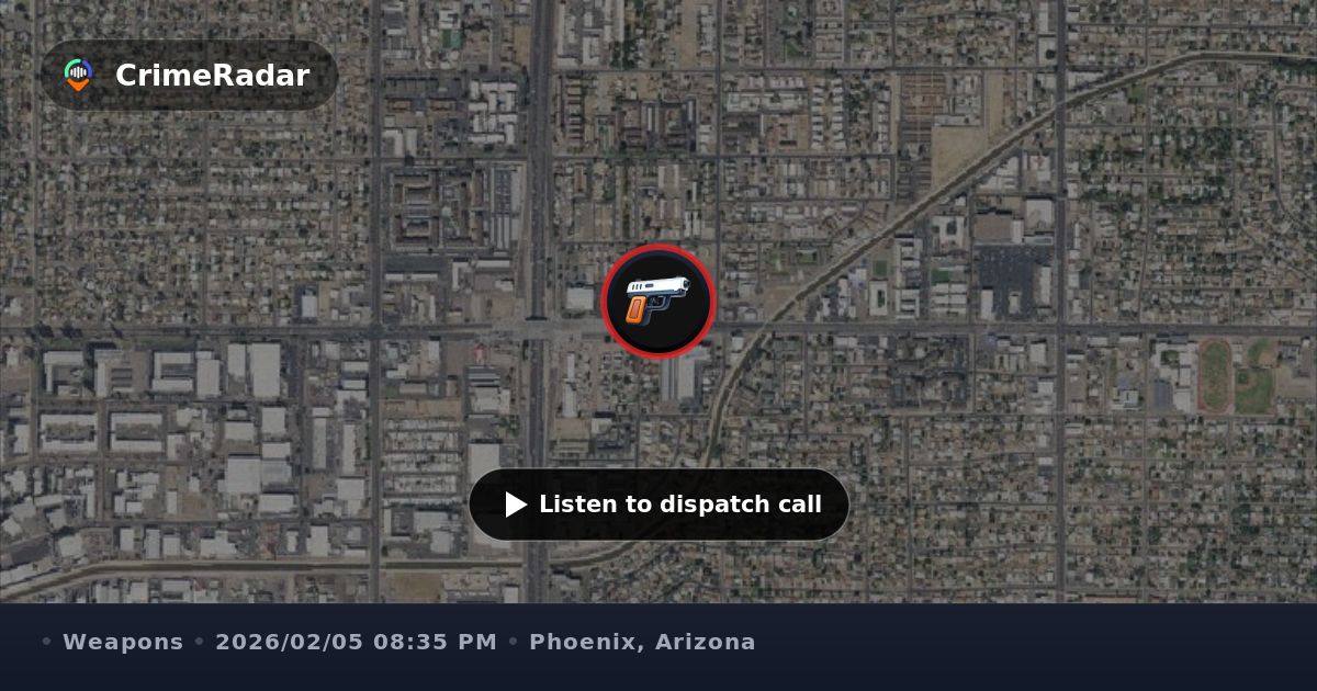 Officers respond to gunshot wound near Indian School Rd, Phoenix AZ ...