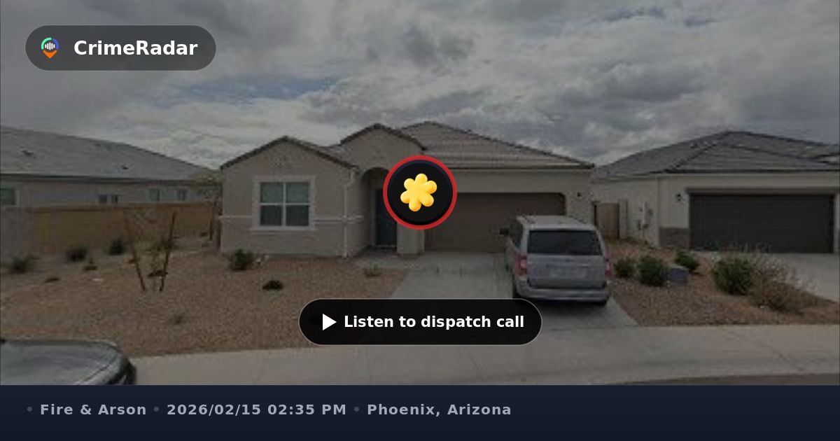 Uncontrolled exterior fire on West Alta Mesa Avenue, Phoenix AZ ...