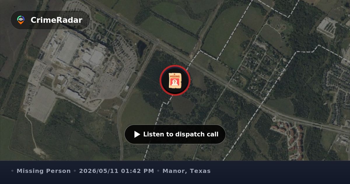 Child reported missing after school bus drop-off, Manor TX | CrimeRadar