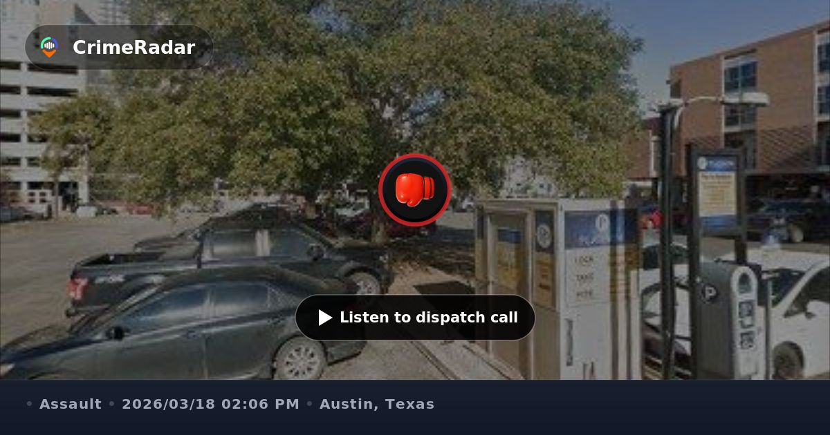 High-priority assault reported on Guadalupe Street, Austin TX | CrimeRadar