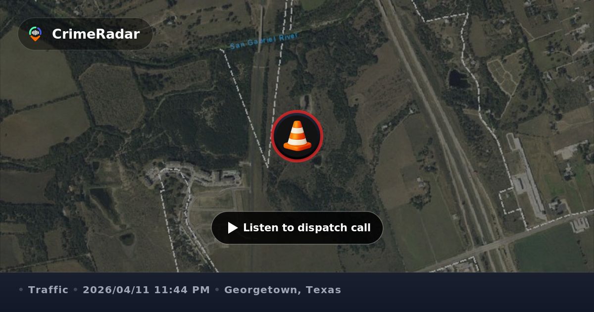 Injury crash at East University and Inner Loop, Georgetown TX | CrimeRadar
