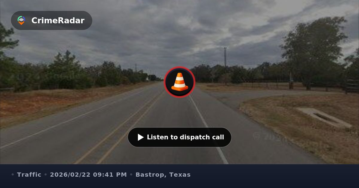 Single vehicle crash at State Highway 304 underpass, Bastrop County TX ...