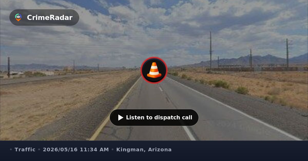 Traffic crash on I-40 near milepost 50 in Kingman, Kingman AZ | CrimeRadar