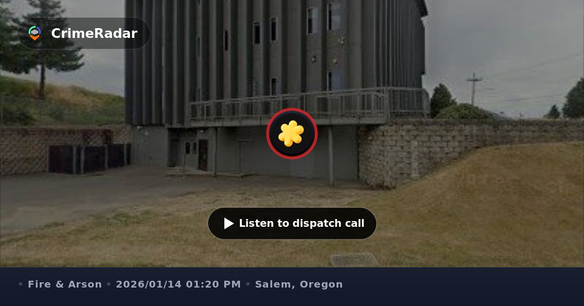 Fire crew clears scene after legal warming fire, Salem OR | CrimeRadar