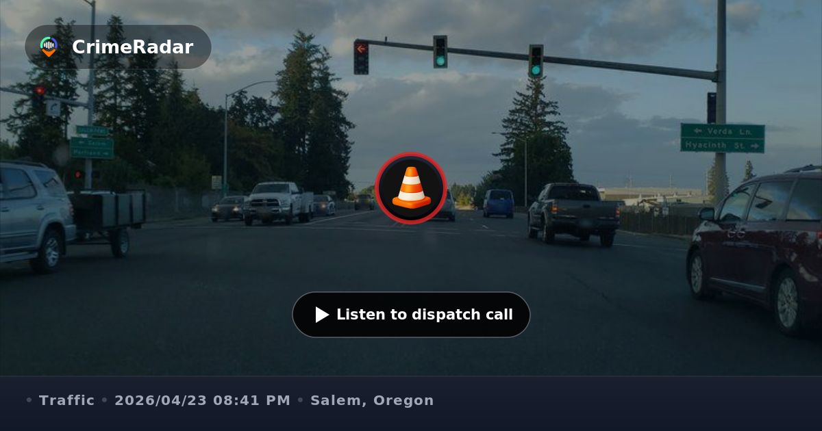 Two-vehicle crash at MLK Jr Parkway and Hyacinth, Salem OR | CrimeRadar