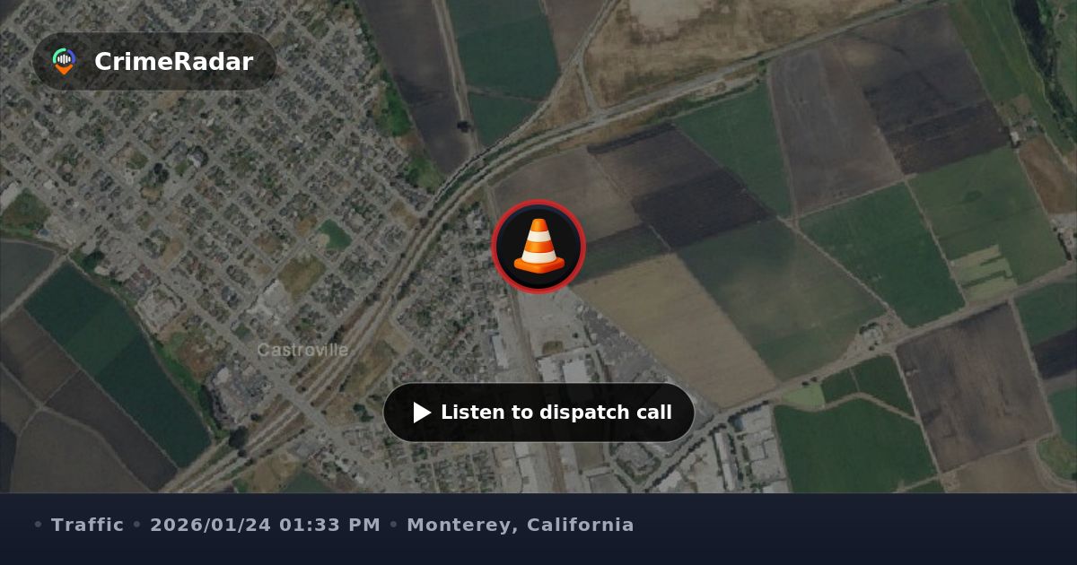 Traffic crash near Ocean Mist Parkway and Blackie Rd, Monterey County ...