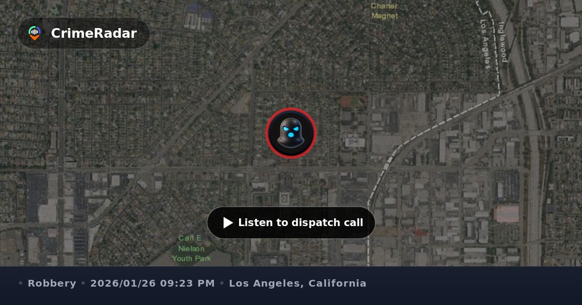 Robbery reported at 7-Eleven on W Manchester Ave, Los Angeles CA ...