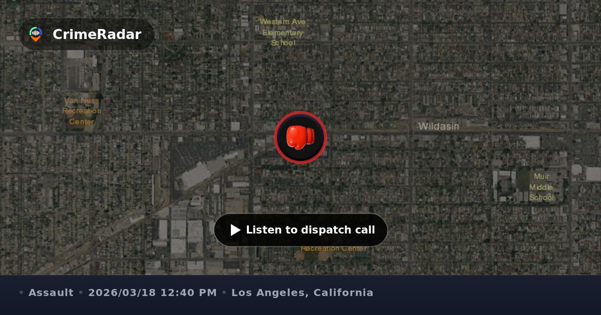 ADW suspect pursued and arrested behind Slauson Swap Meet, Los Angeles ...