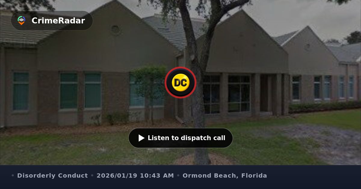 Person on dirt bike refuses to leave near Clyde Morris Blvd, Ormond ...