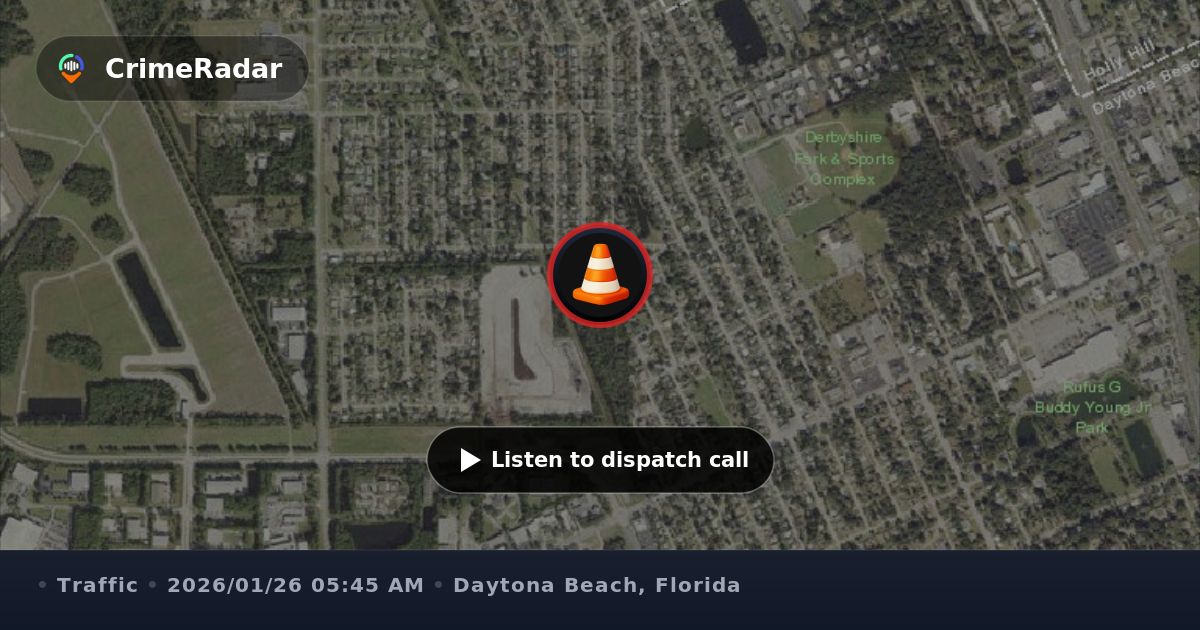 Traffic collision near Clyde Morris and Wicker Way, Daytona Beach FL ...