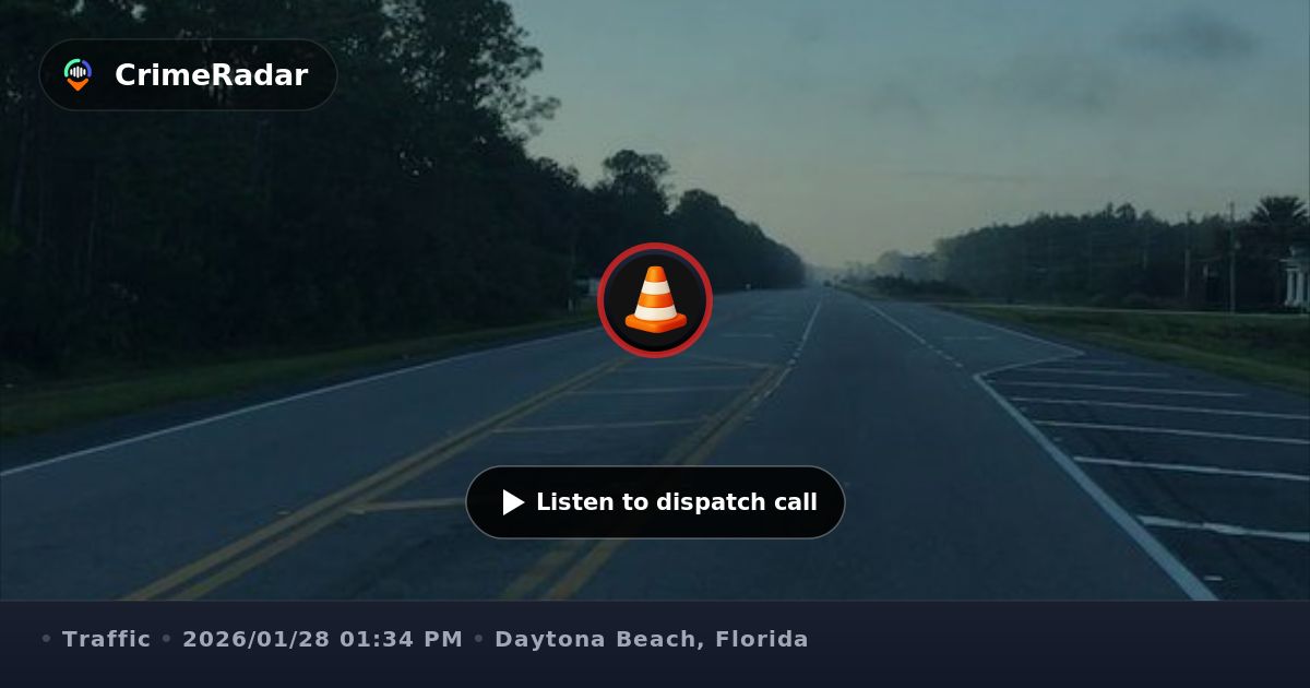Traffic accident near LPGA Blvd, Daytona Beach FL | CrimeRadar