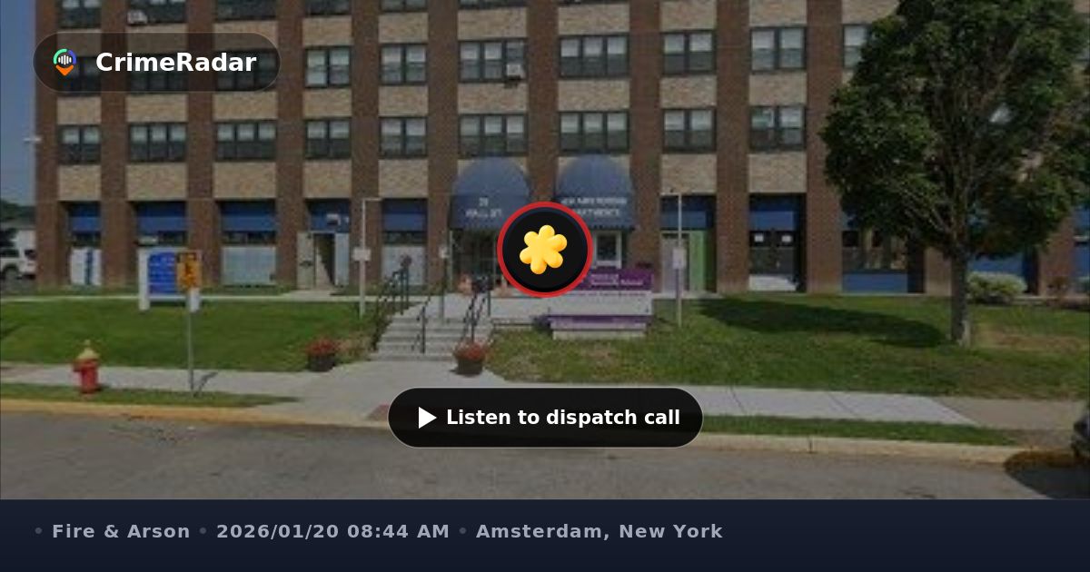 Fire crews respond to blaze near Wall St, Amsterdam NY | CrimeRadar