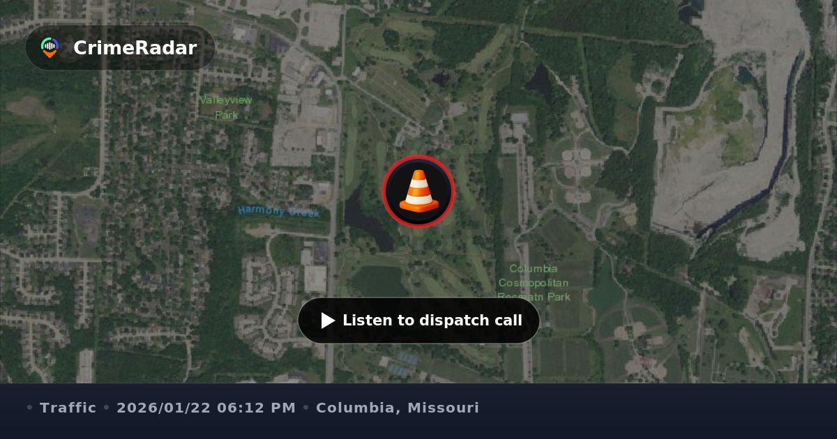 Officers conduct traffic stop near Stadium Blvd, Columbia MO | CrimeRadar