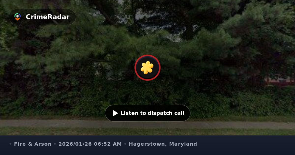 Fire response near Spring Lake Court, Hagerstown MD | CrimeRadar