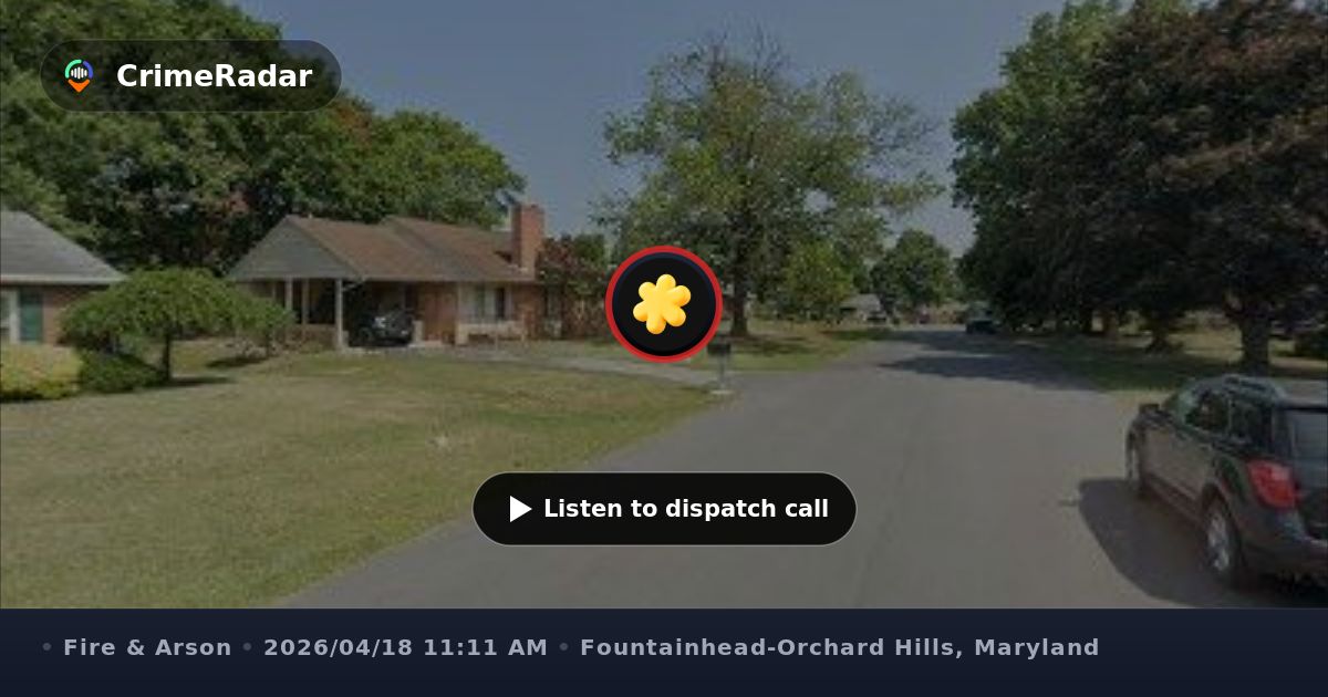 Structure fire reported on Grandview Avenue, Fountainhead Orchard Hills ...