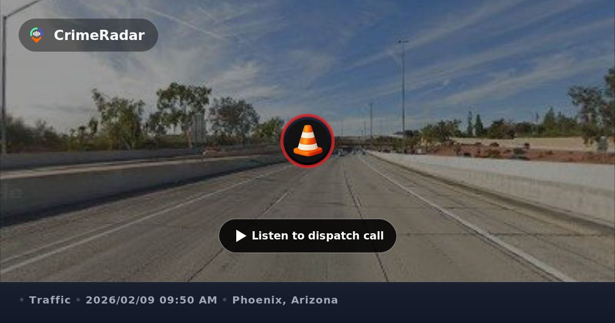 Traffic collision closes ramp on Loop 101, Phoenix AZ | CrimeRadar