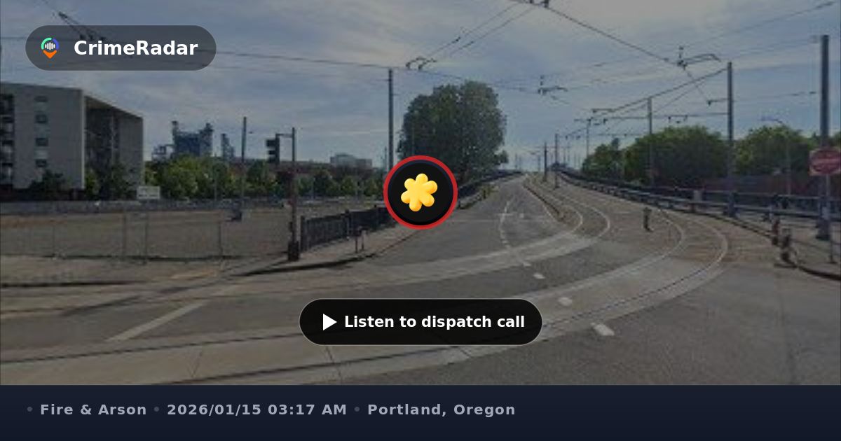 Debris fire under bridge near NW Glisan St, Portland OR | CrimeRadar