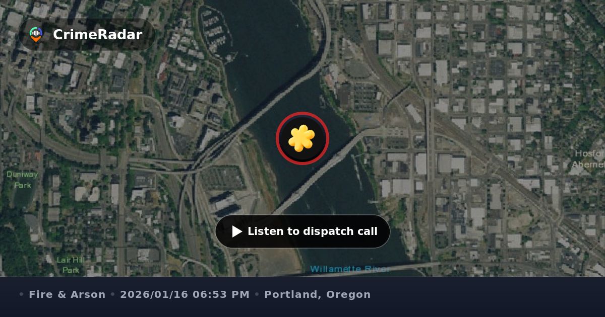 Small outside fire near OHSU Moody Building, Portland OR | CrimeRadar